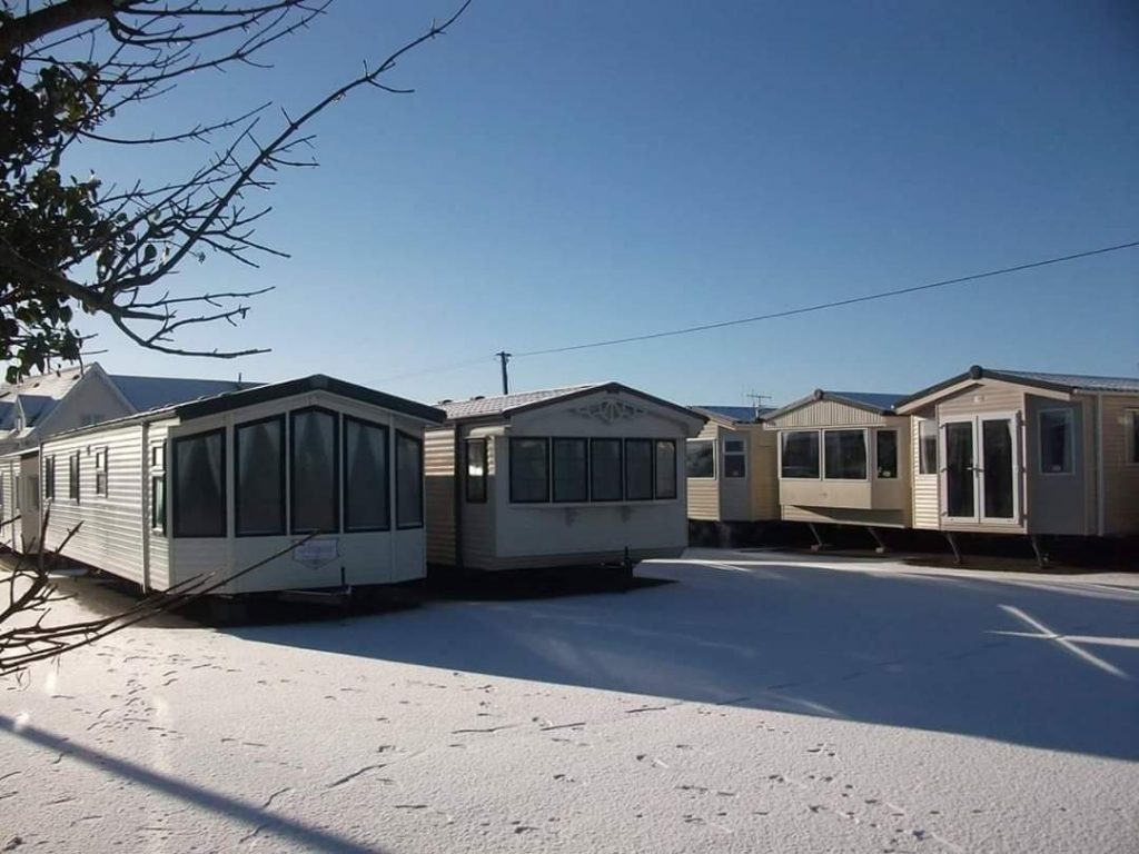 Winter preparations for a static caravan - Burkes Caravan Services